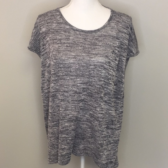 Old Navy | Tops | Old Navy Black And Grey Top Womens Size L | Poshmark